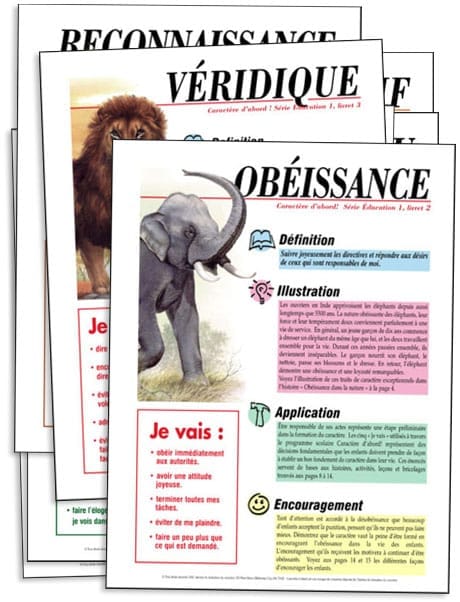 Cartable avec 9 livrets et une collection de cartes - IBLP Canada